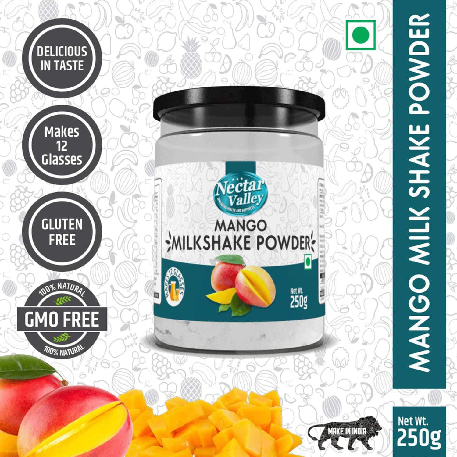 Buy NECTAR VALLEY INSTANT MANGO MILK SHAKE POWDER | REAL TASTE OF ...