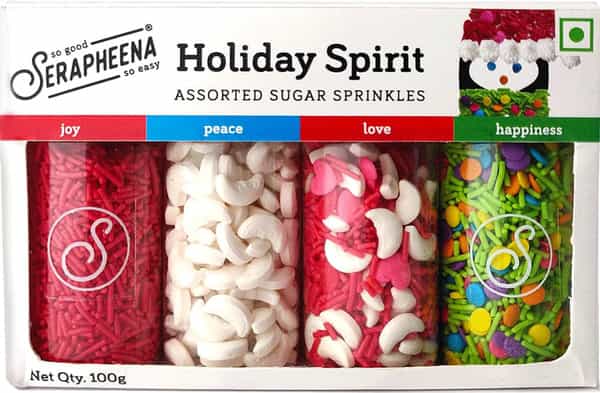 Buy SERAPHEENA SUGAR SPRINKLES FOR CAKES & CUPCAKES DECORATION 100 GRAM ...
