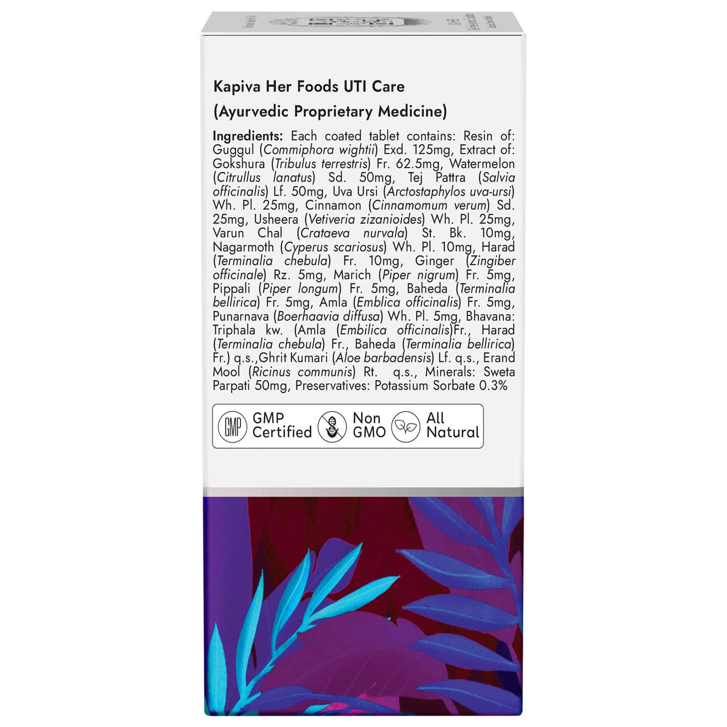 Buy KAPIVA UTI CARE TABLETS (60 TABLETS) | 100% NATURAL & SAFELY MADE ...