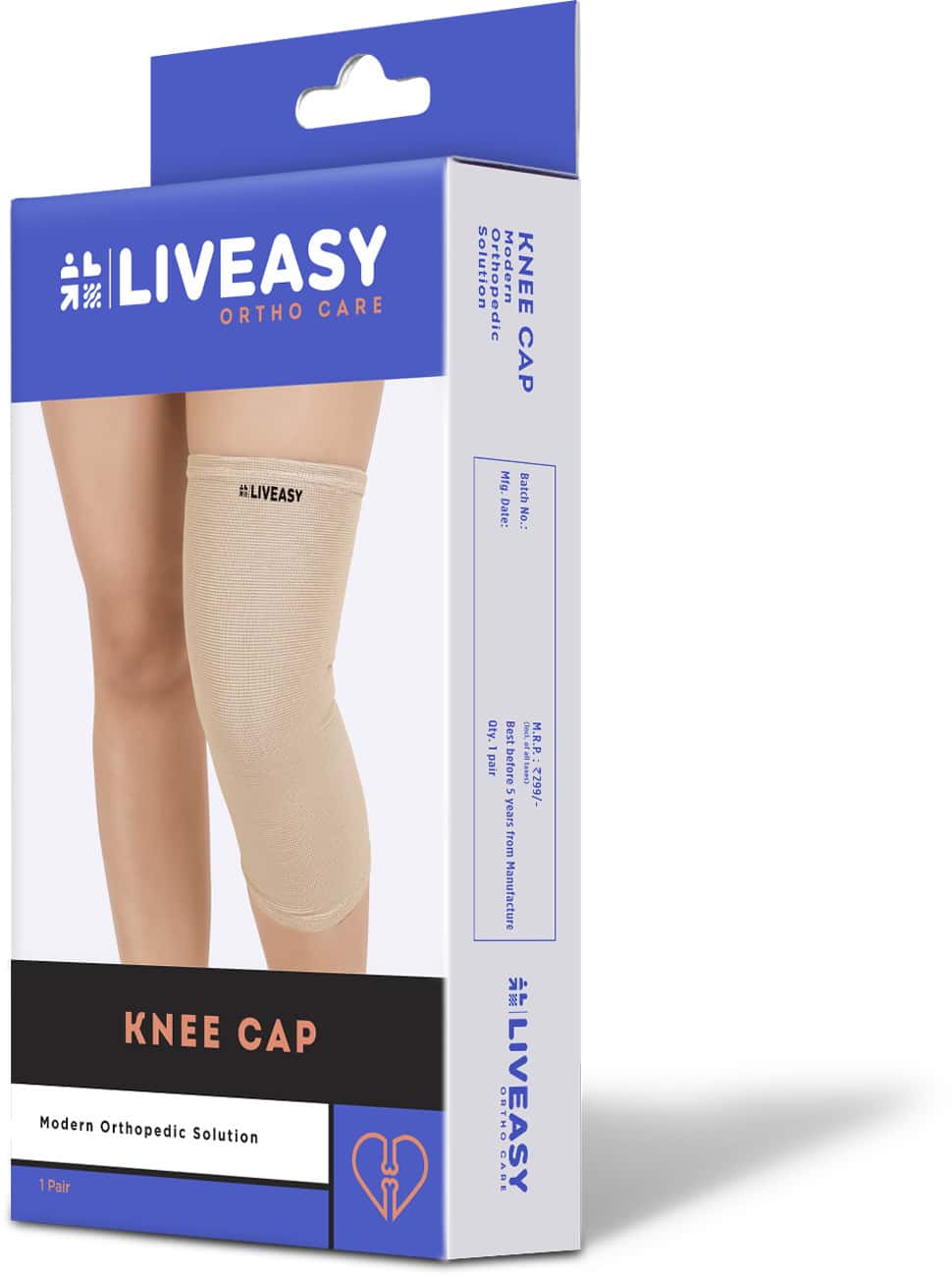Buy LIVEASY ORTHO CARE KNEE CAP (PAIR) - MODERN ORTHOPEDIC SOLUTION ...
