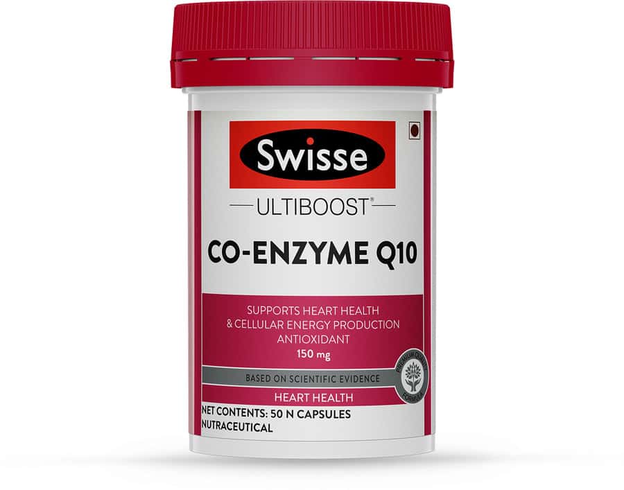 Buy SWISSE ULTIBOOST CO ENZYME Q-10 SUPPLEMENT FOR HEART HEALTH & ENERGY METABOLISM (50 TABLETS ...