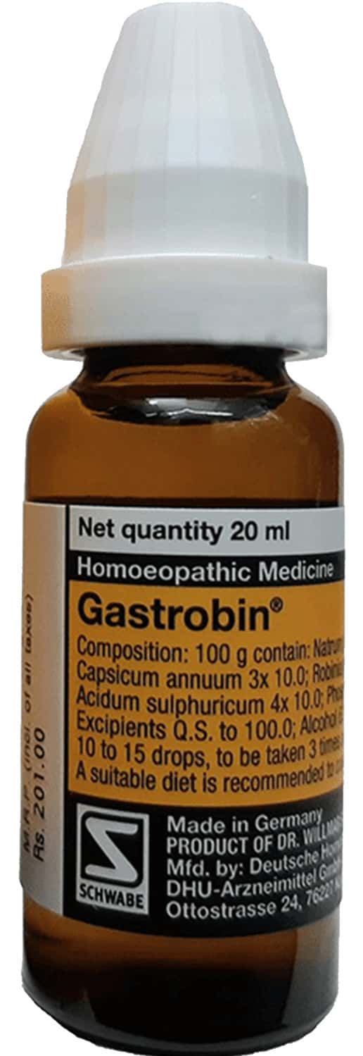 Buy DR WILLMAR SCHWABE GASTROBIN DROP 20ML PACK OF 2 Online & Get Upto ...