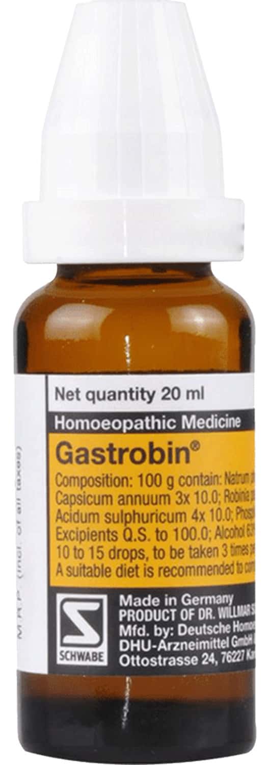 Buy DR WILLMAR SCHWABE GASTROBIN DROP 20ML PACK OF 2 Online & Get Upto ...