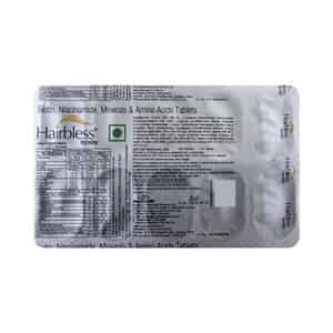 Buy HAIRBLESS HEALTH SUPPLEMENT STRIP OF 15 TABLETS Online & Get Upto ...