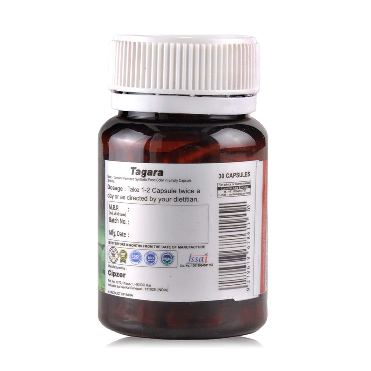 Buy CIPZER TAGARA CAPSULE |IMPROVES THE QUALITY OF SLEEP AND RELAXING ...