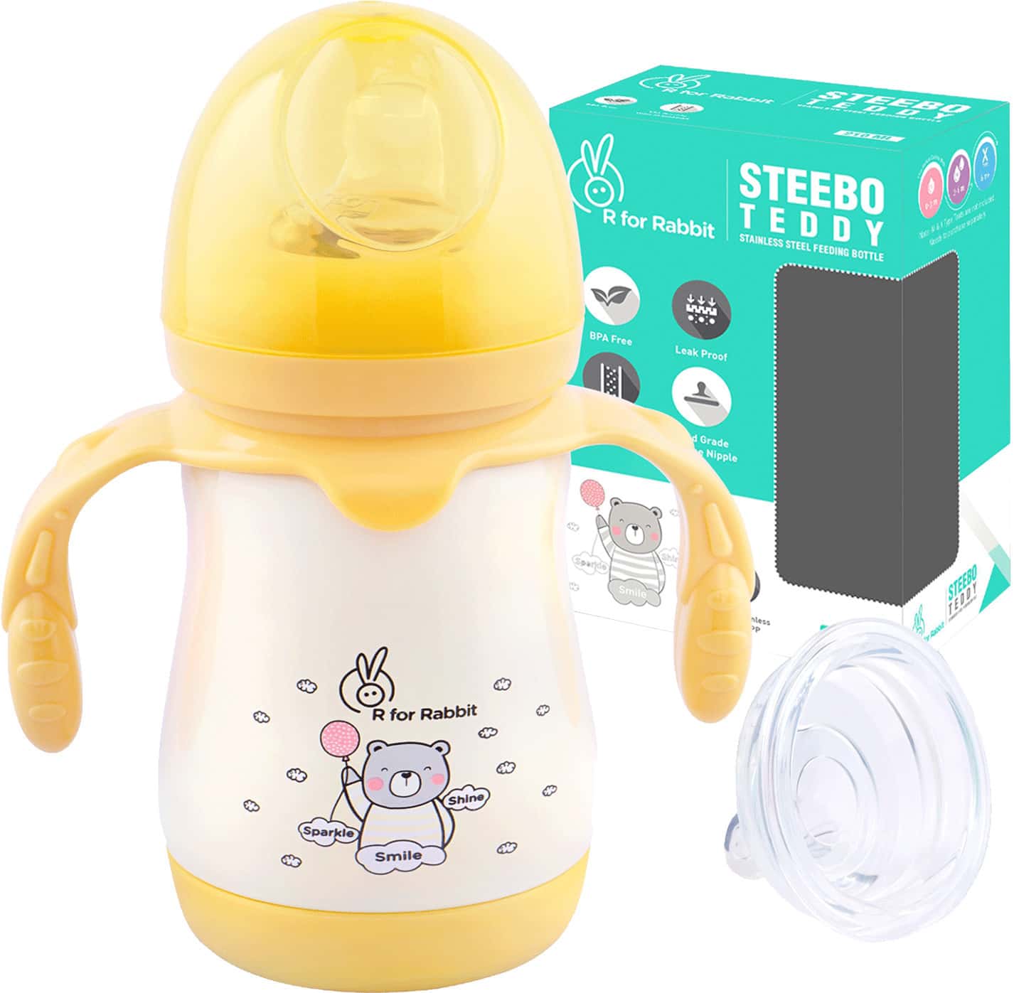 Buy R FOR RABBIT SNOOZY BABY SPOUT SIPPY CUP YELLOW Online & Get Upto 60% OFF at PharmEasy