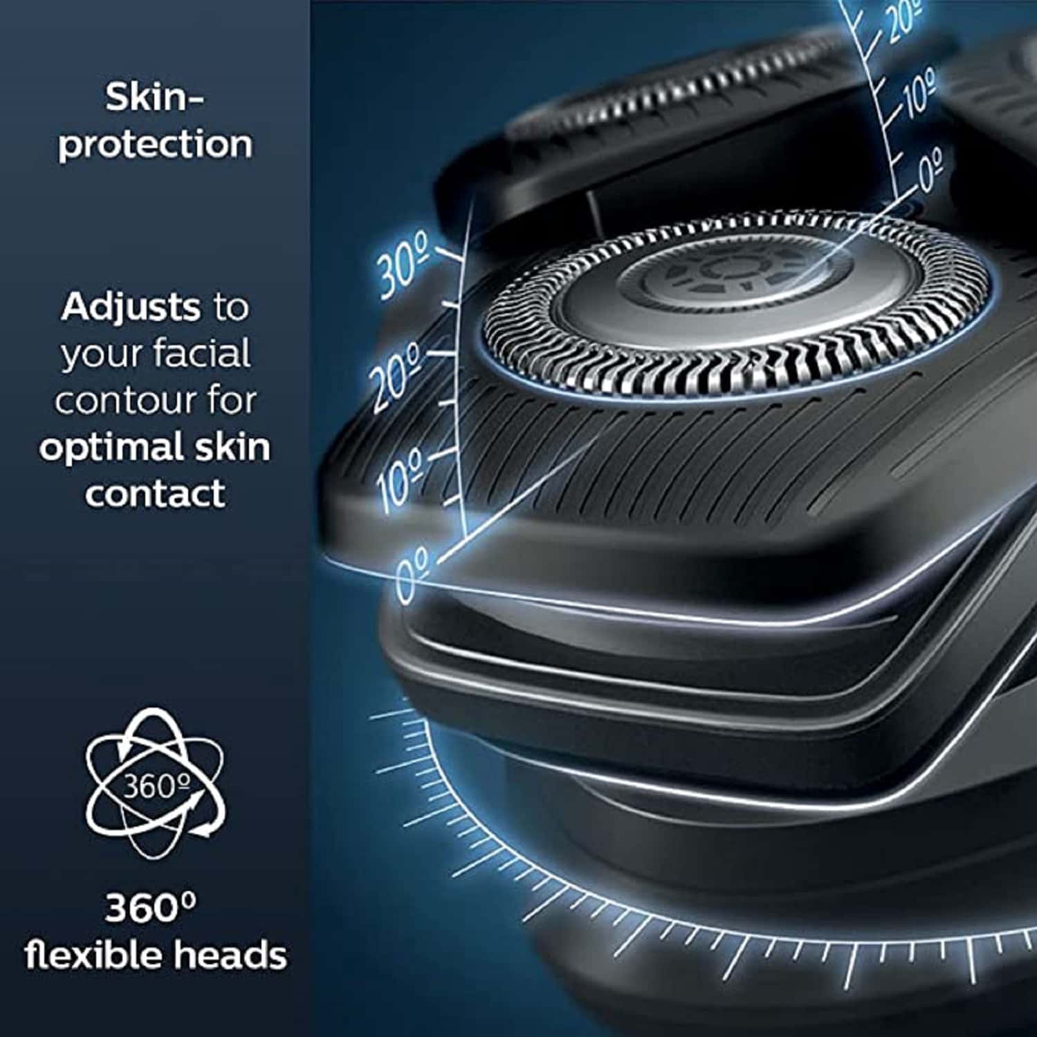 Buy PHILIPS ELECTRIC SHAVER S5582/20 - 360-D FLEXING HEADS INTEGRATED ...