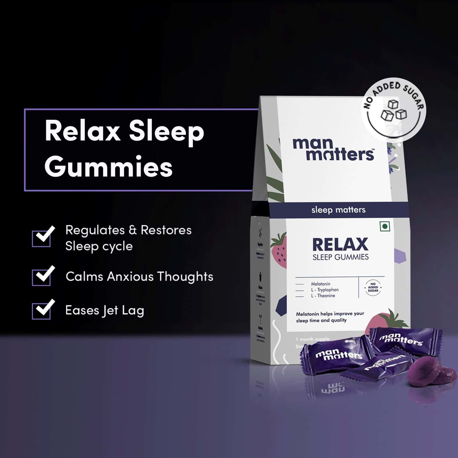 Buy MAN MATTERS RELAX SLEEP GUMMIES 30N Online & Get Upto 60% OFF at ...