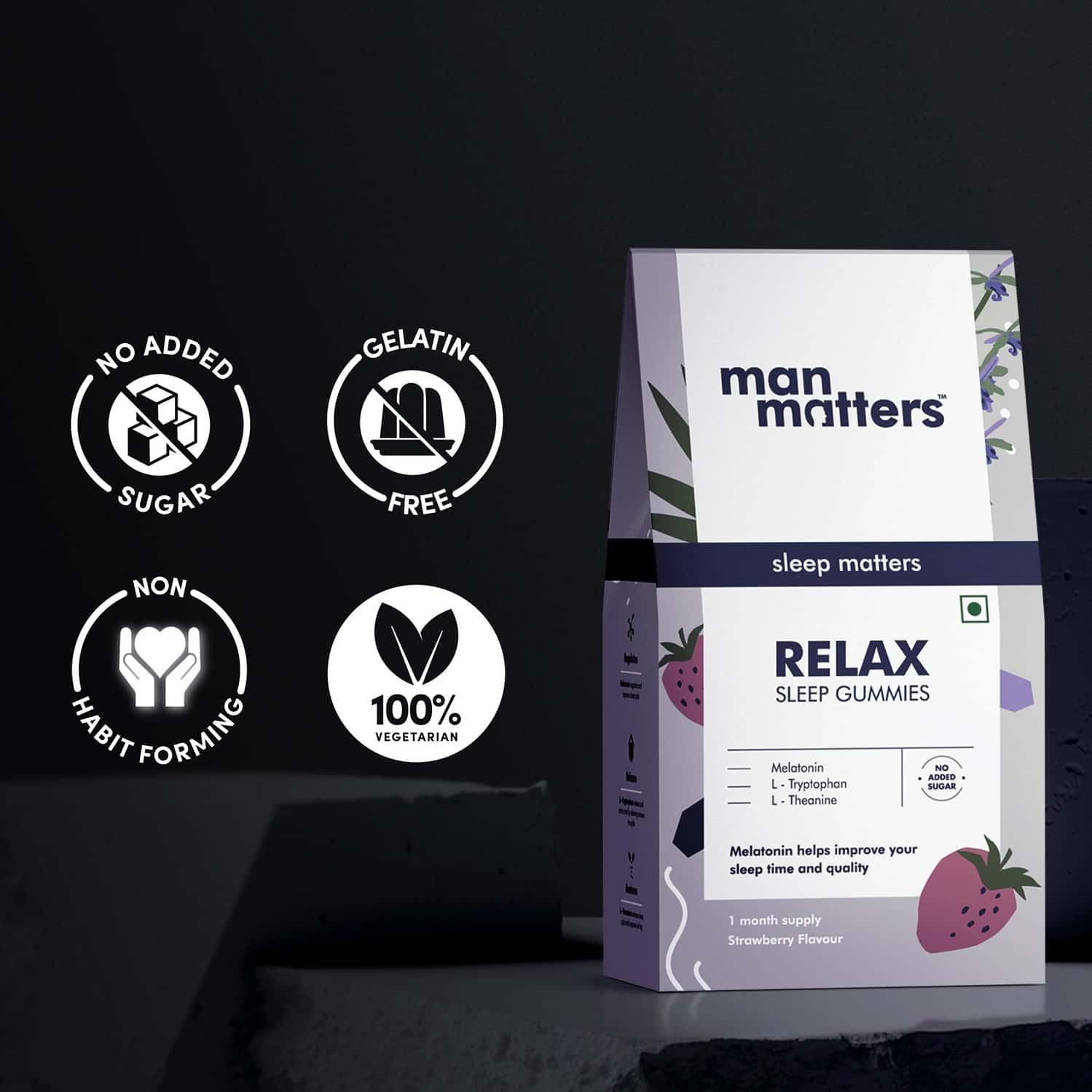 Buy MAN MATTERS RELAX SLEEP GUMMIES 30N Online & Get Upto 60% OFF at ...