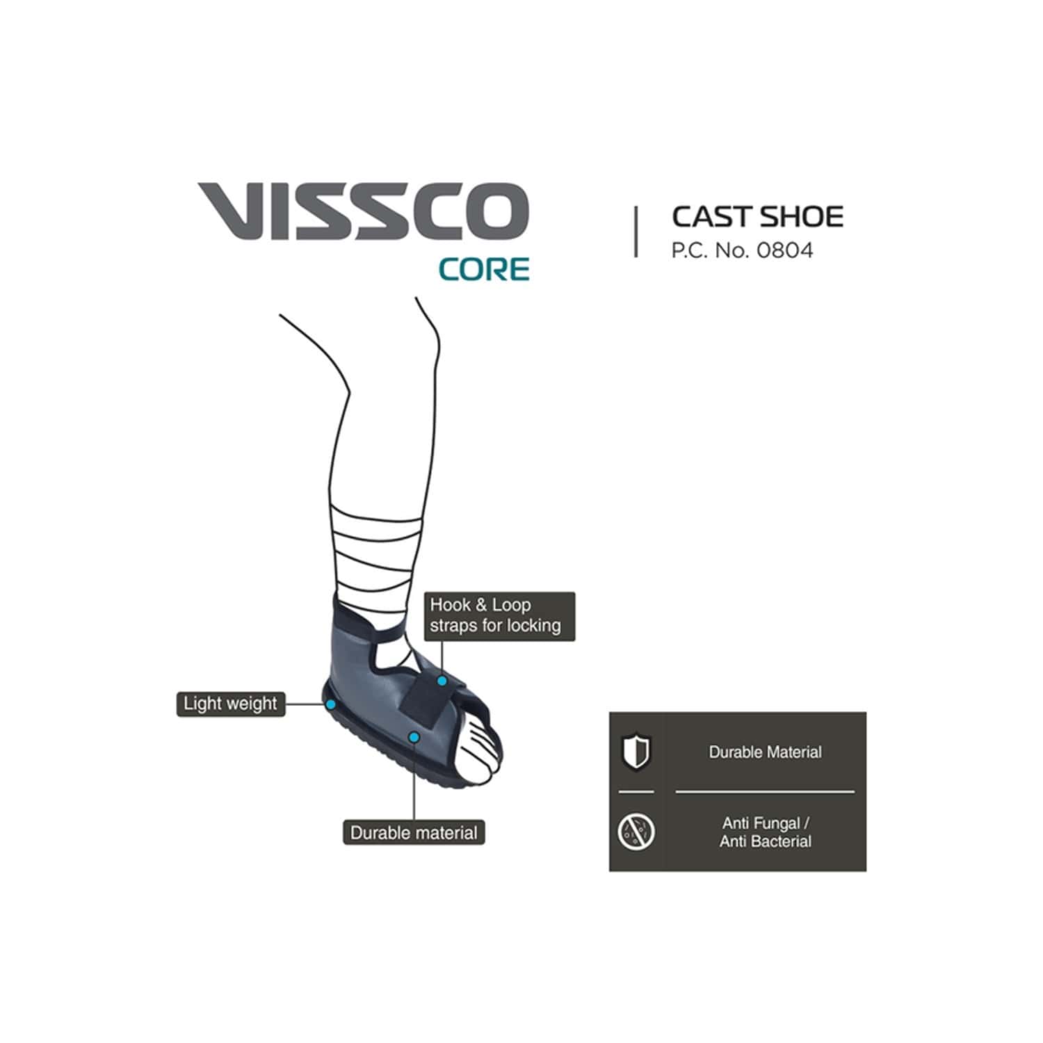 Buy VISSCO CORE CAST SHOE LARGE Online & Get Upto 60% OFF at PharmEasy