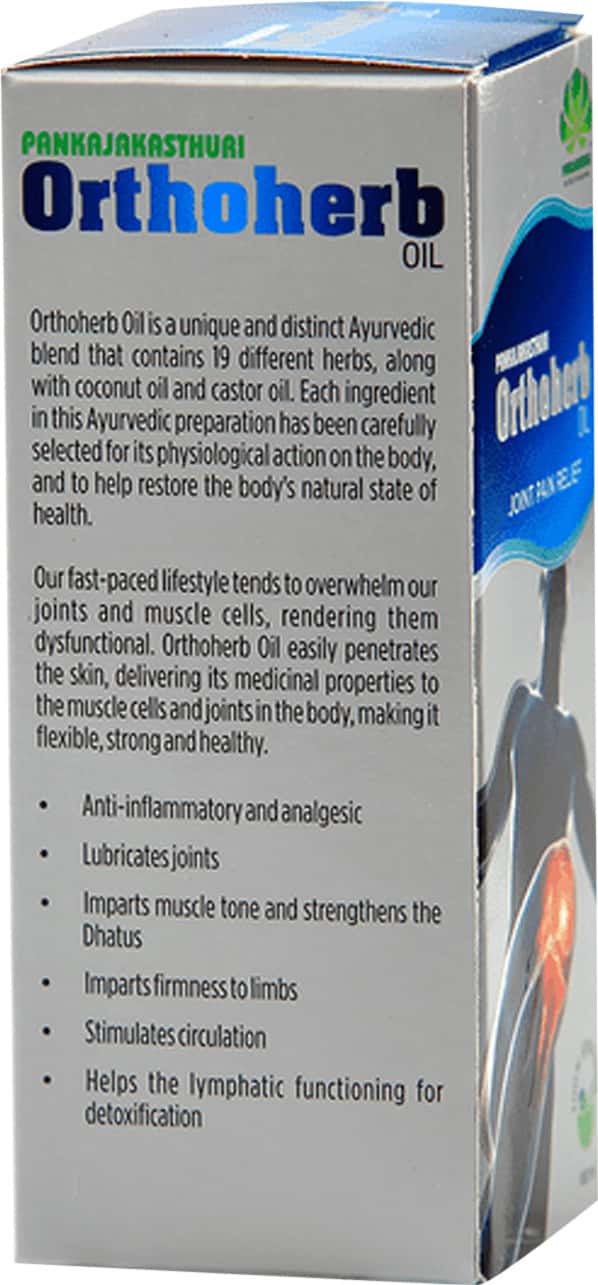 Buy PANKAJAKASTHURI ORTHOHERB OIL 100 ML Online & Get Upto 60% OFF at ...