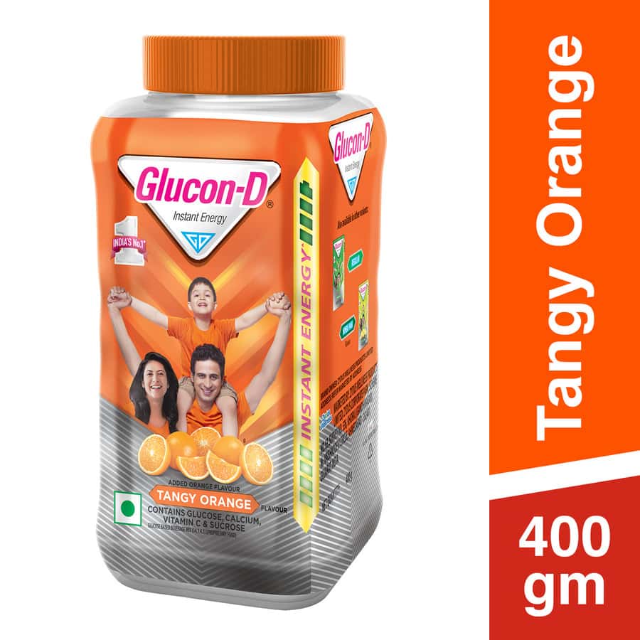 Buy GLUCON-D REGULAR GLUCOSE POWDER 450GM+50GM JAR Online & Get Upto 60 ...