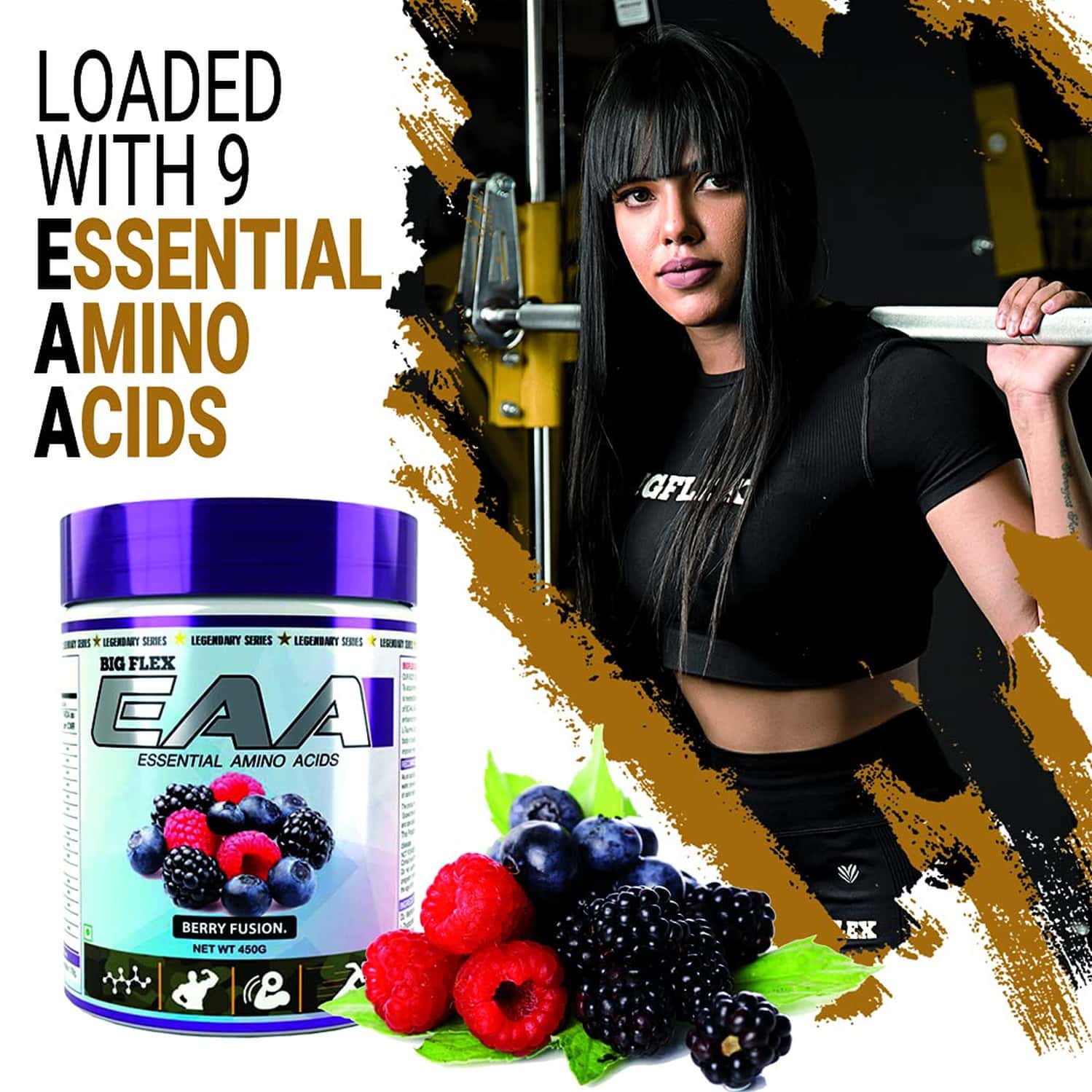 Buy BIGFLEX EAA BERRY FUSION (450 GM) Online & Get Upto 60% OFF at PharmEasy