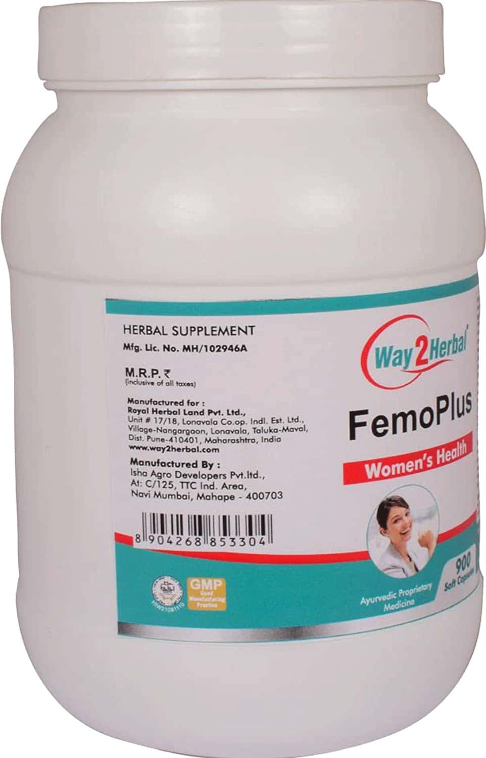 Buy WAY2HERBAL FEMOPLUS - 900 CAPSULES Online & Get Upto 60% OFF at ...