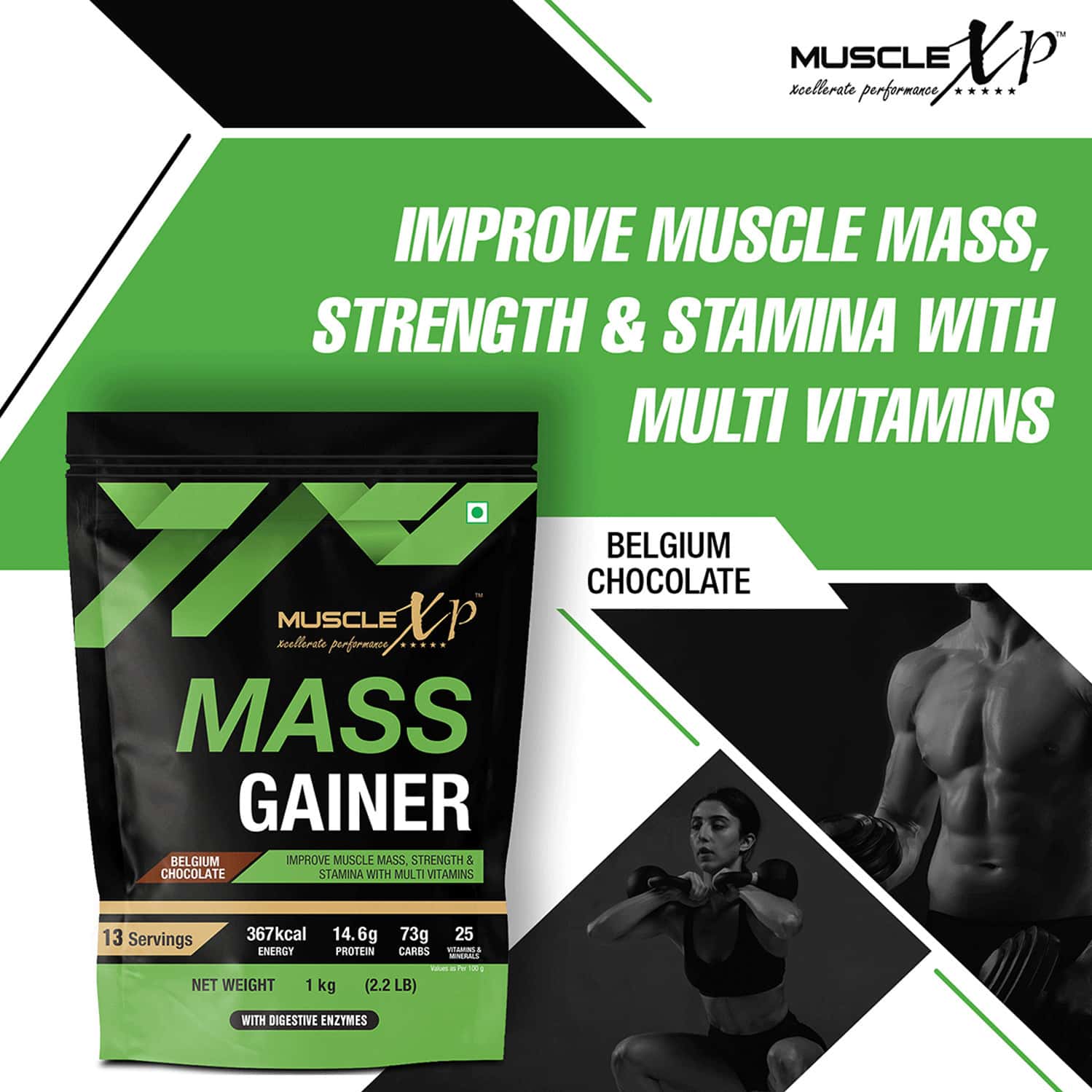 Buy MUSCLEXP MASS GAINER WITH 25 VITAMINS AND MINERALS PROTEIN MUSCLE ...