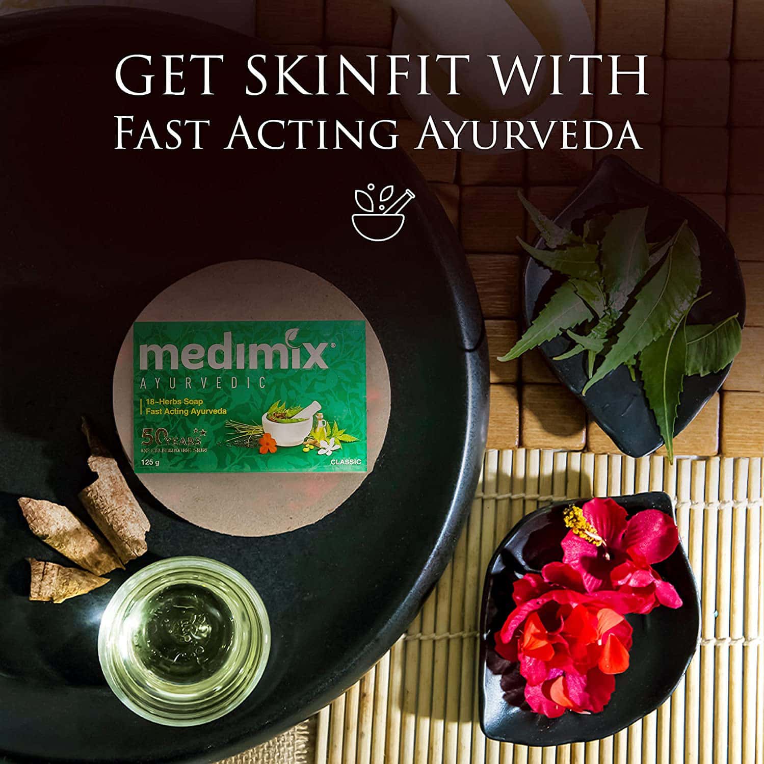 Buy MEDIMIX AYURVEDIC CLASSIC 18 HERBS SOAP, 125 G (PACK OF 8) Online ...