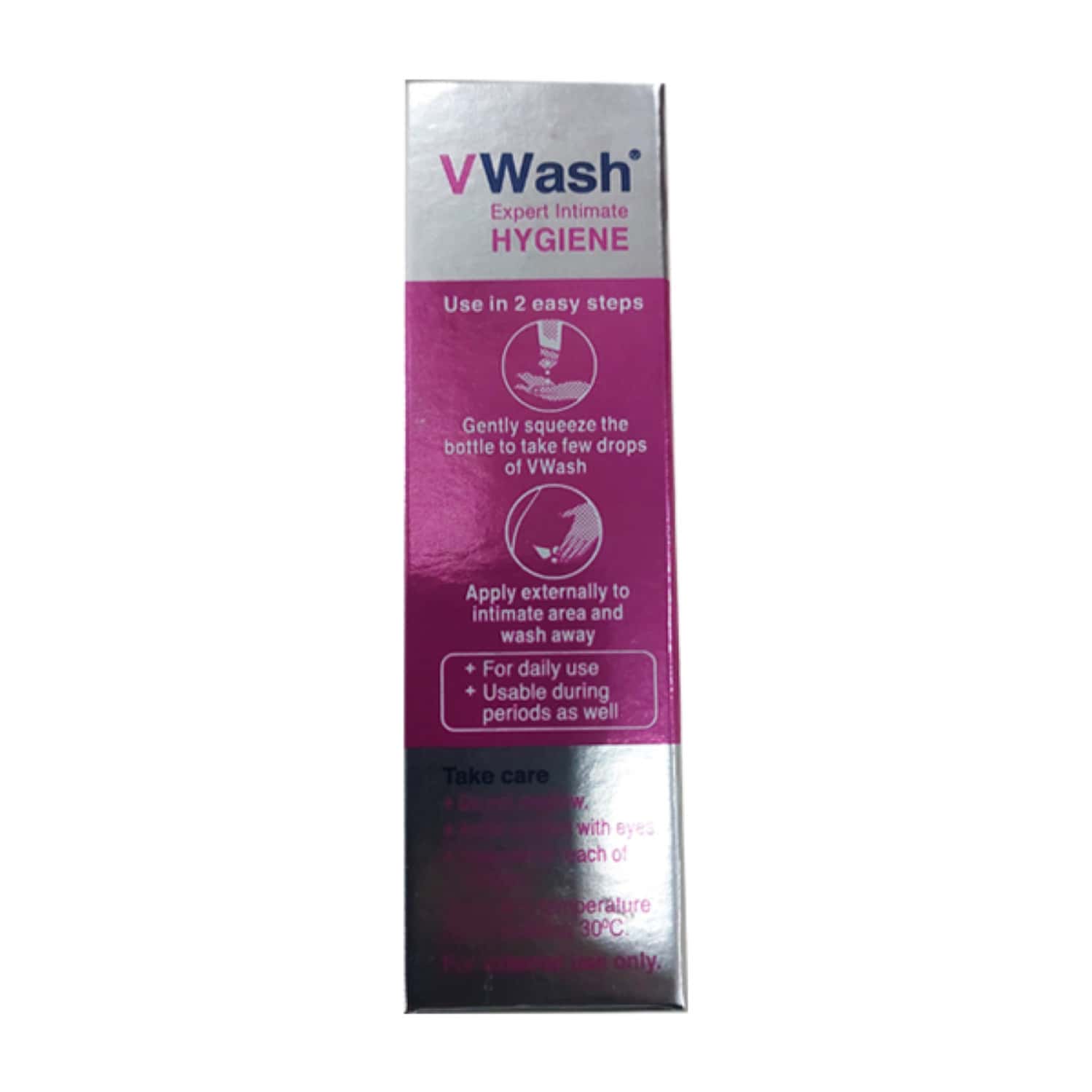 Buy VWASH EXPERT INTIMATE HYGIENE WASH BOTTLE OF 20 ML Online & Get ...