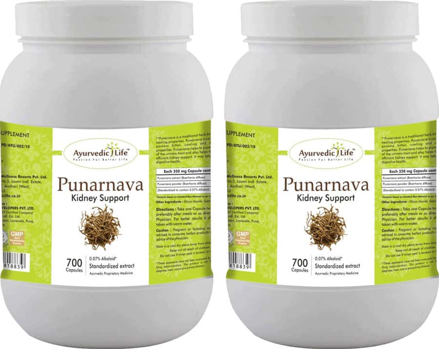 Buy AYURVEDIC LIFE PUNARNAVA 700 CAPSULES VALUE PACK Online & Get Upto ...