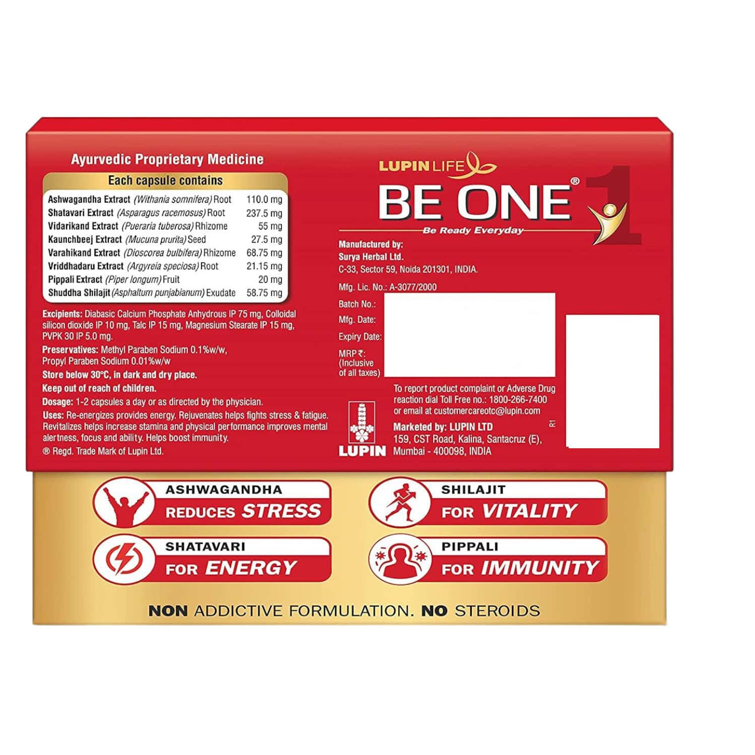 Buy LUPIN LIFE BE ONE TABLET 10 NO'S Online & Get Upto 60% OFF at PharmEasy