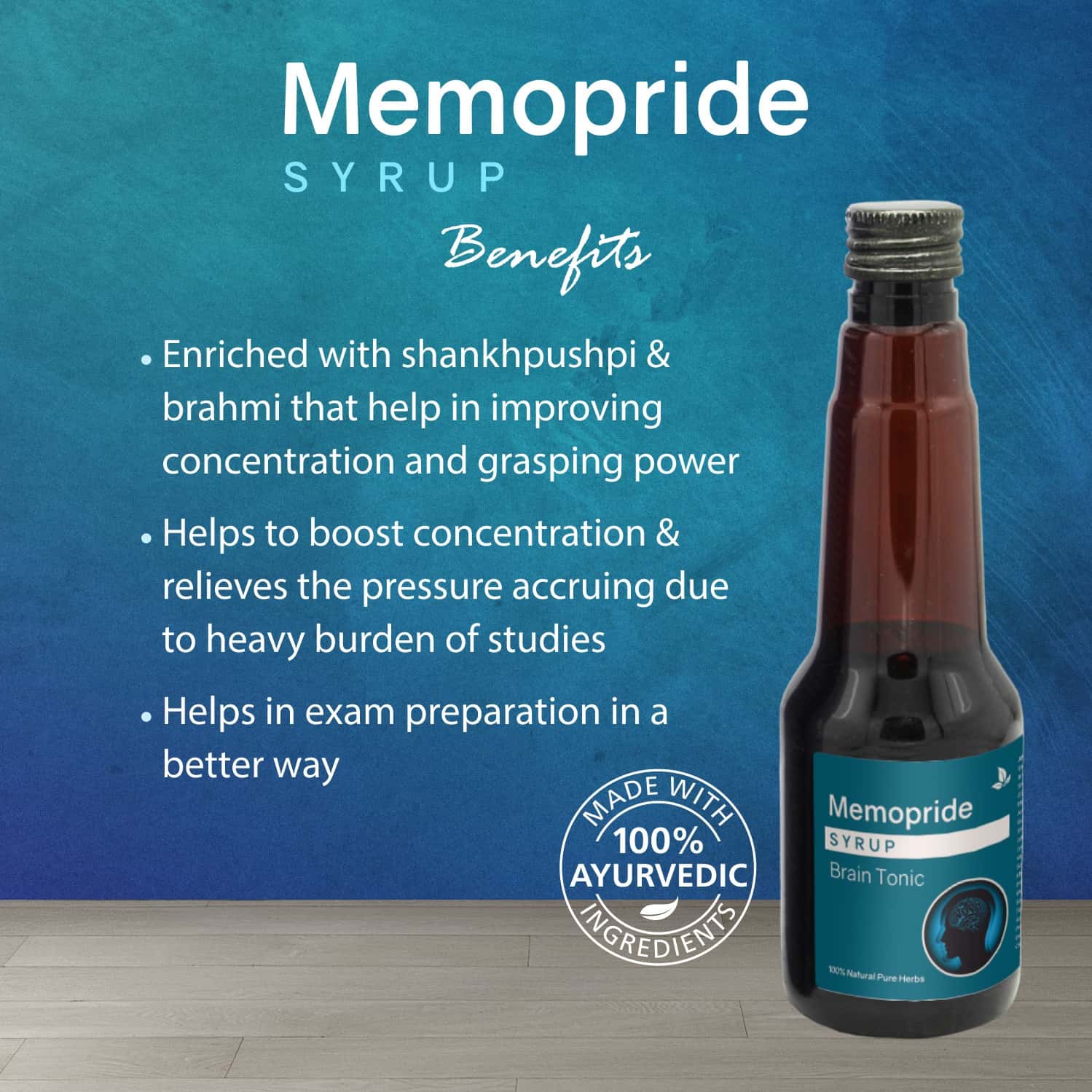 Buy MEMOPRIDE SYRUP 200 ML | BOOSTS MENTAL SHARPNESS & COGNITIVE ...