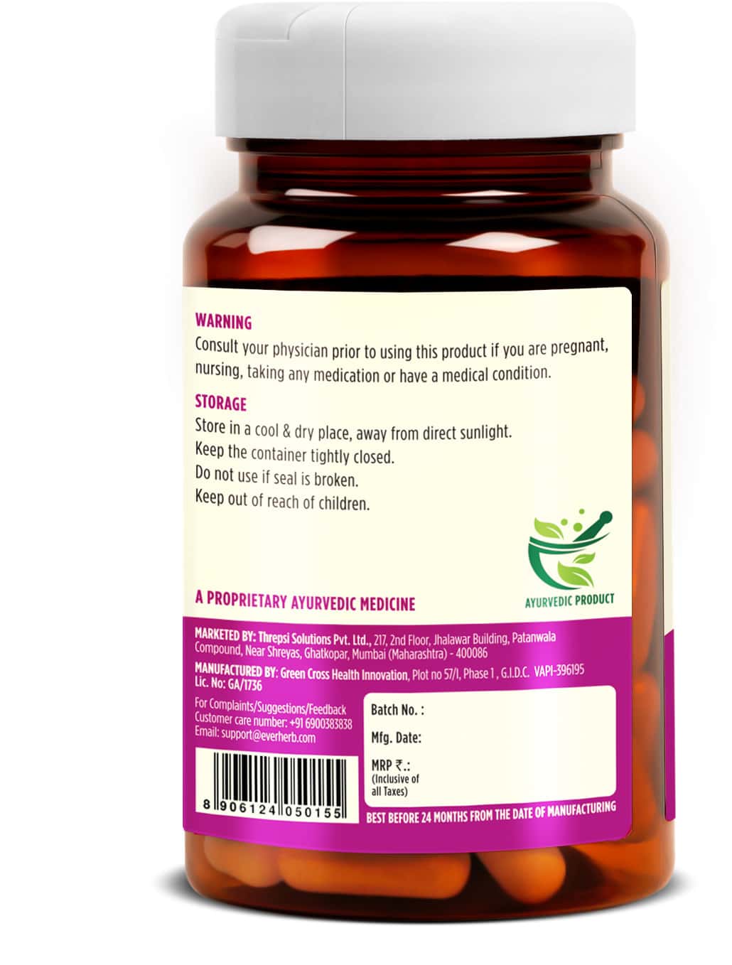 Buy EVERHERB (BY PHARMEASY) AMLA - IMMUNITY BOOSTER CAPSULES - NATURAL ...