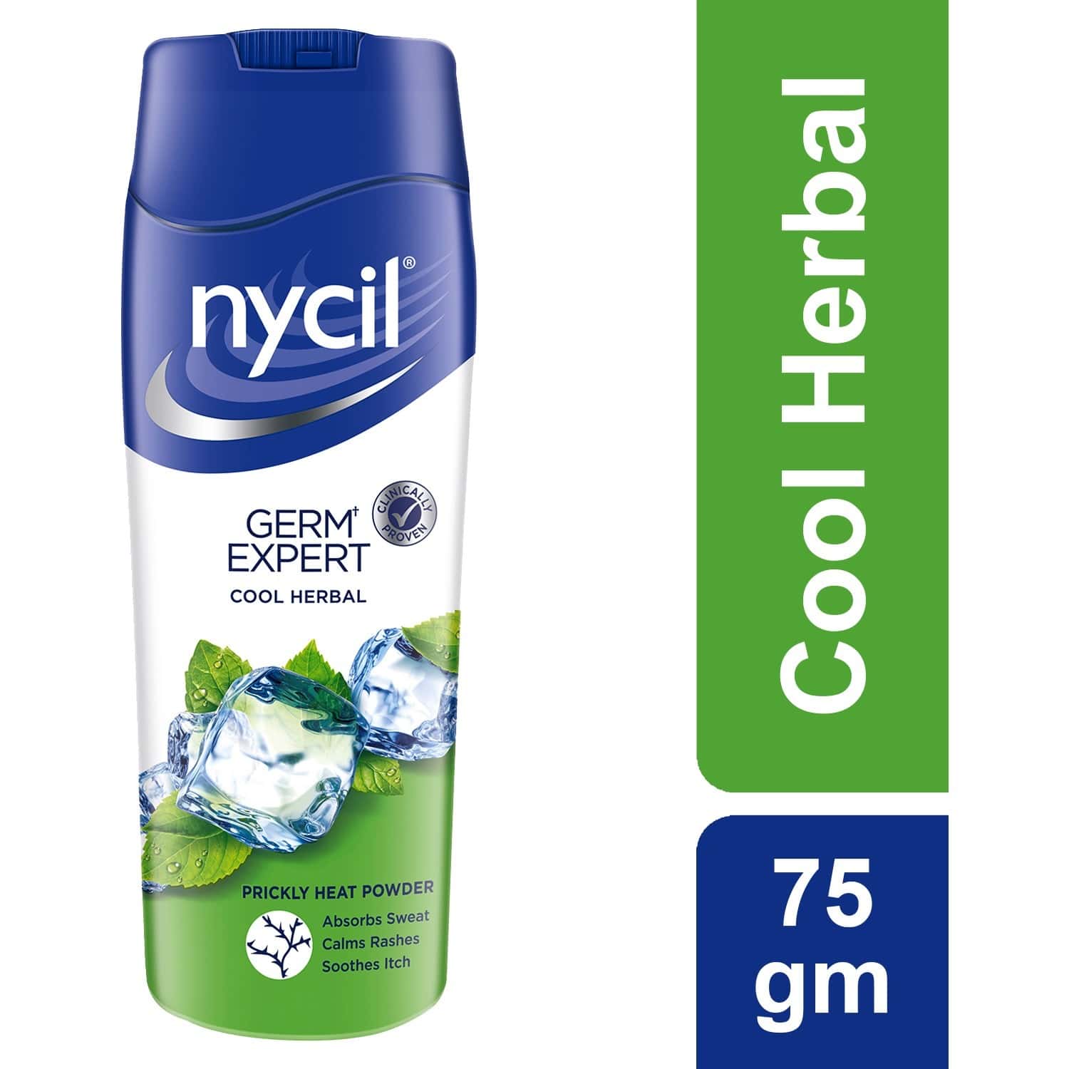 Buy Nycil Cool Herbal Neem + Pudina Prickly Heat Powder Bottle Of 75 G ...