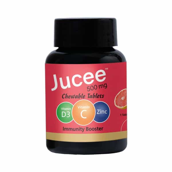 Buy JUCEE CHEWABLE TABLETS 60 CAPS | VITAMINS & ZINC | GRAPE FRUIT ...