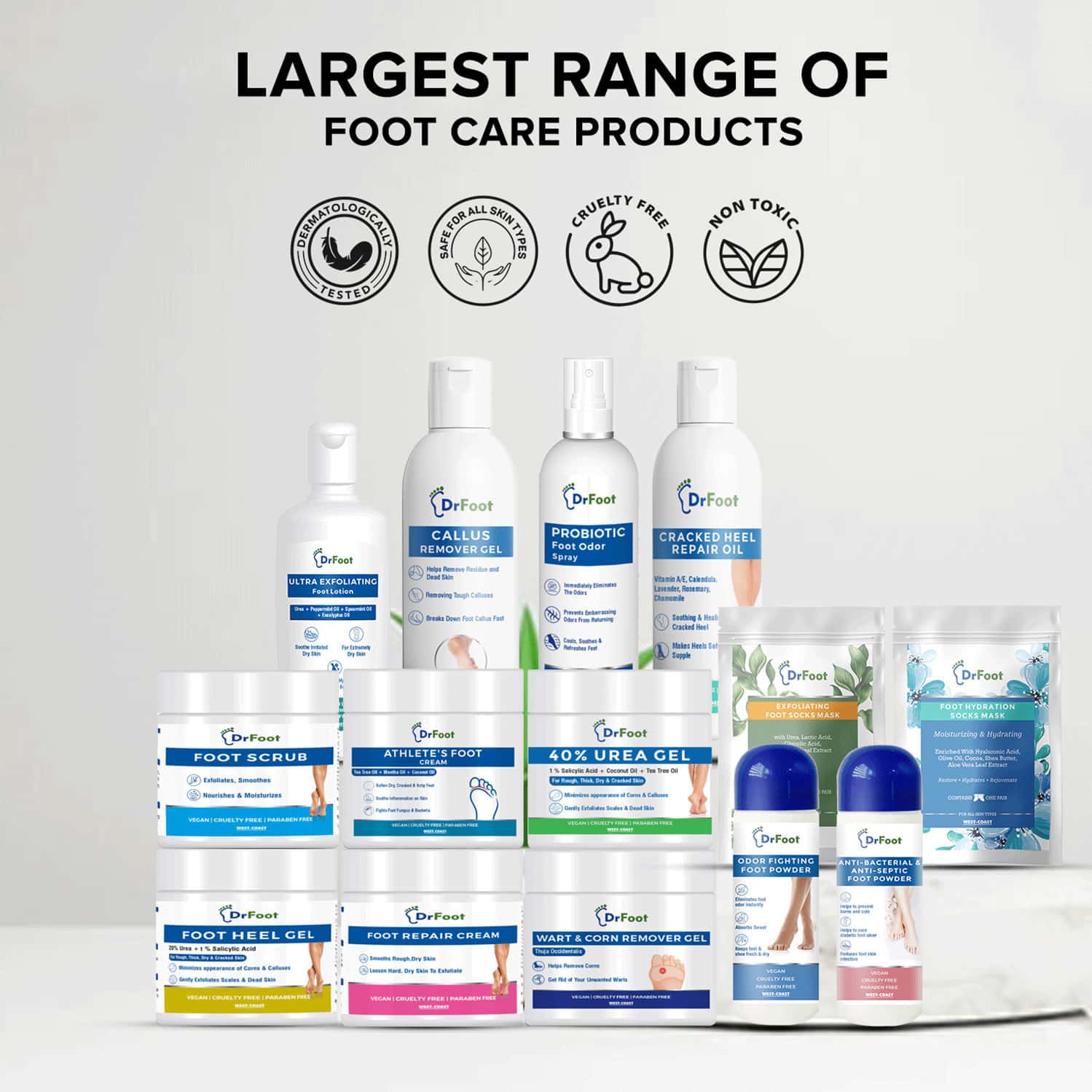 Buy DR FOOT ULTRA SWEAT ABSORBING FOOT POWDER 100GM Online & Get Upto ...