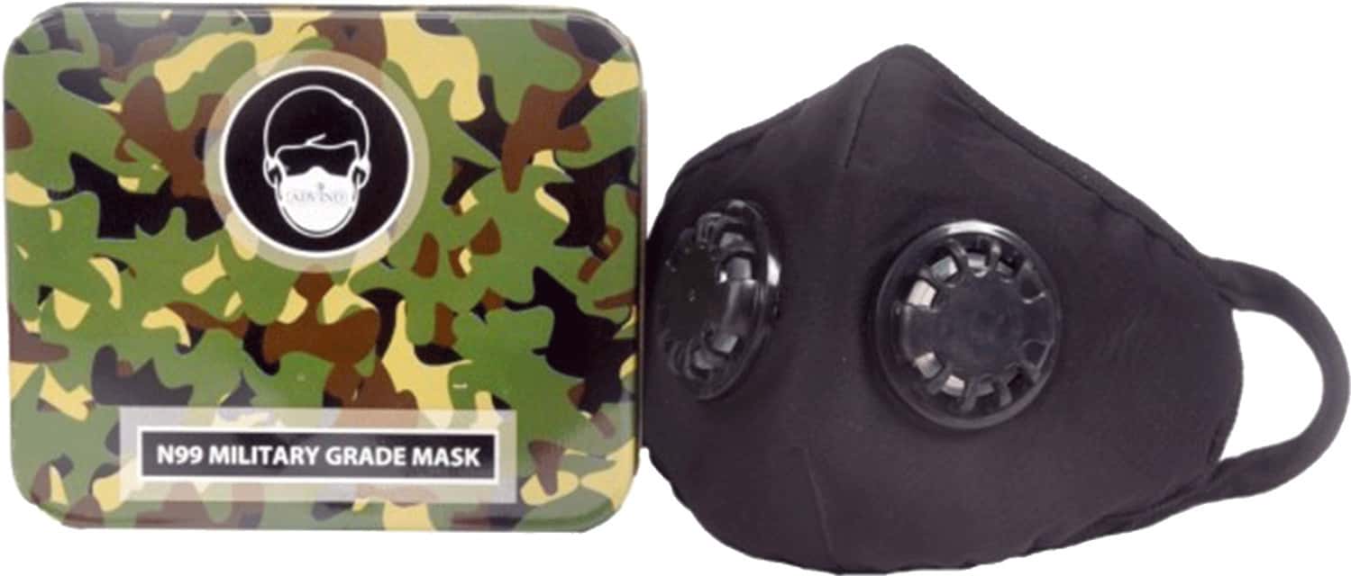 Buy ADVIND HEALTHCARE MILITARY GRADE N99 MASK WITH TWO VALVES (LARGE ...