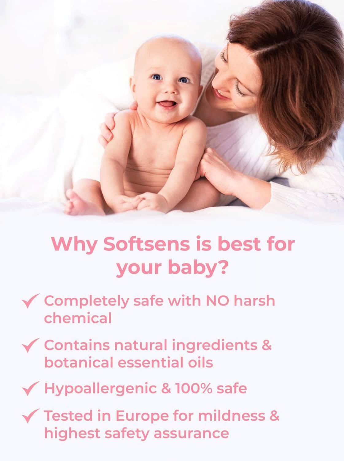 Buy SOFTSENS BABY COMPLETE BABY BATH & SKIN ESSENTIALS SET Online & Get ...