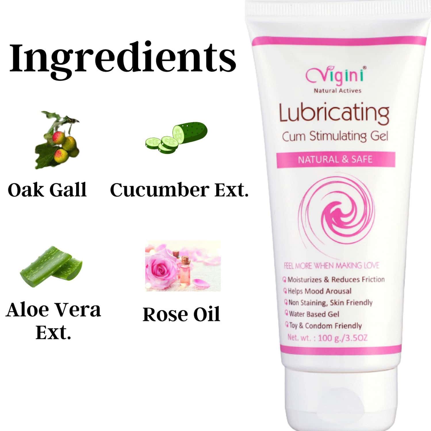 Buy VIGINI SENSUAL LUBRICANT LUBE LONG LASTING TIME INCREASE GEL NO ...