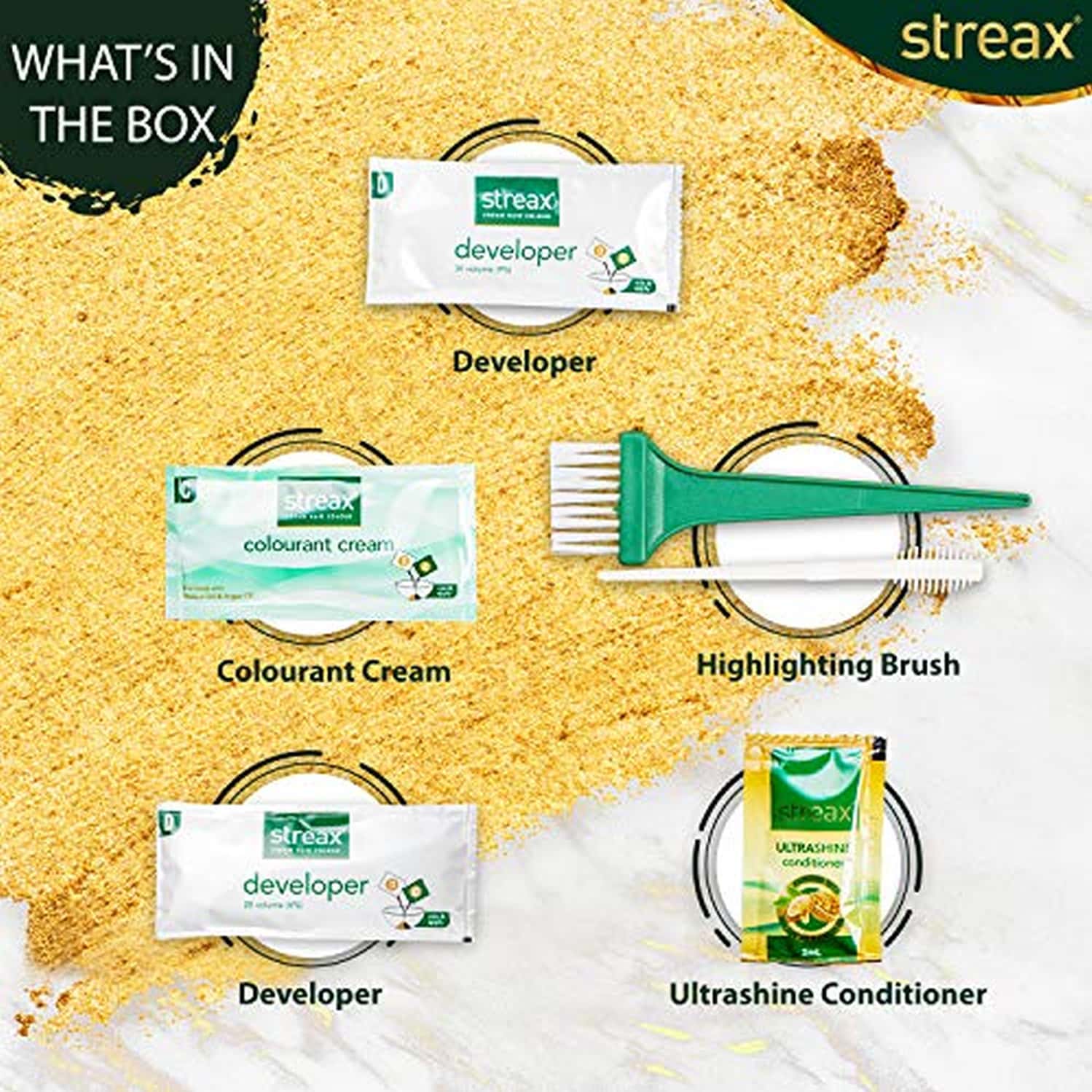 Buy STREAX ULTRALIGHTS HAIR HIGHLIGHTING KIT 250G (PACK OF 3) - MOCHA ...