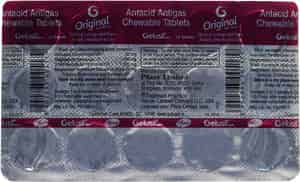 Buy GELUSIL MPS ORIGINAL MINT FLAVOUR STRIP OF 15 TABLETS Online & Get ...