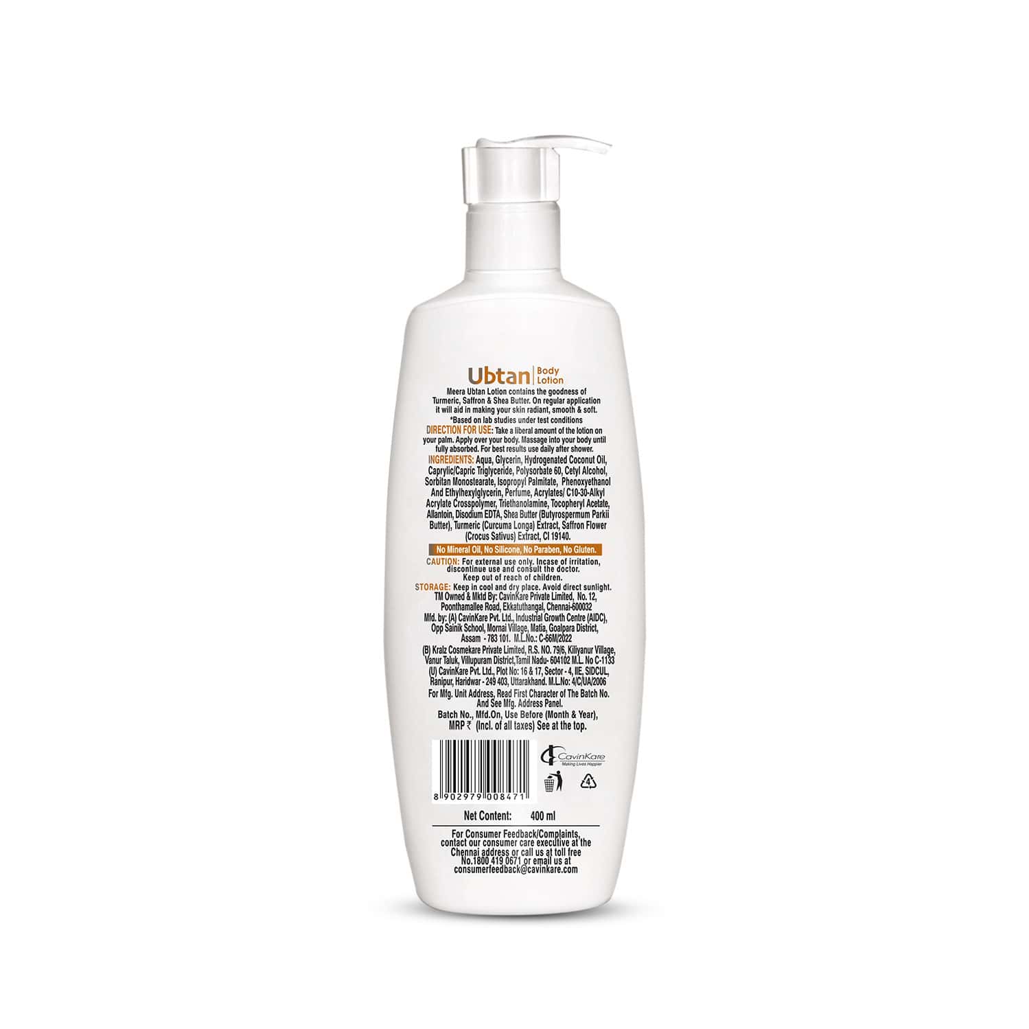 Buy MEERA ENRICH UBTAN BODY LOTION FOR SMOOTH,SOFT & RADIANT SKIN ...
