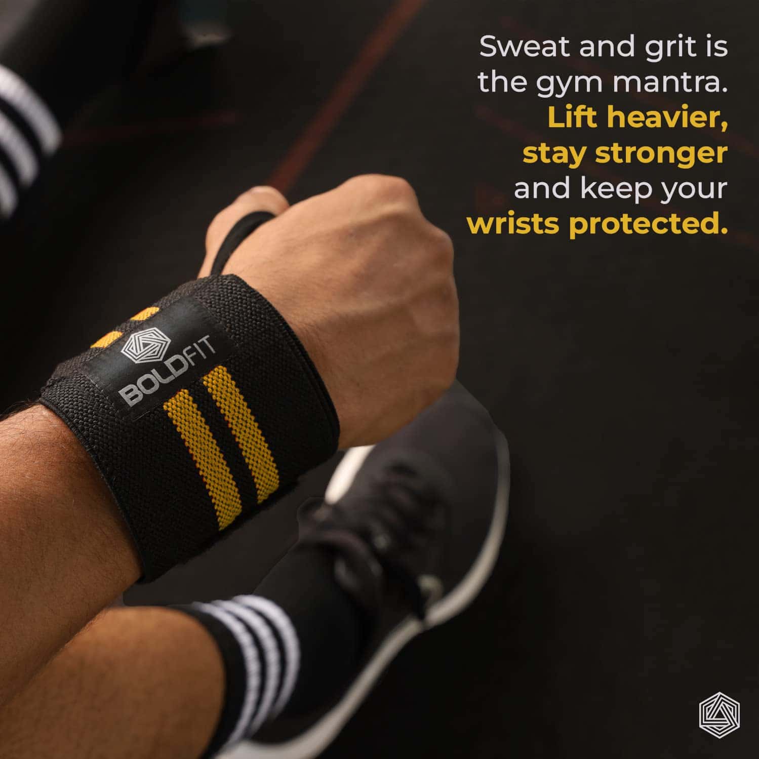 Buy BOLDFIT COTTON WRIST BAND FOR MEN & WOMEN, WRIST SUPPORTER FOR GYM ...