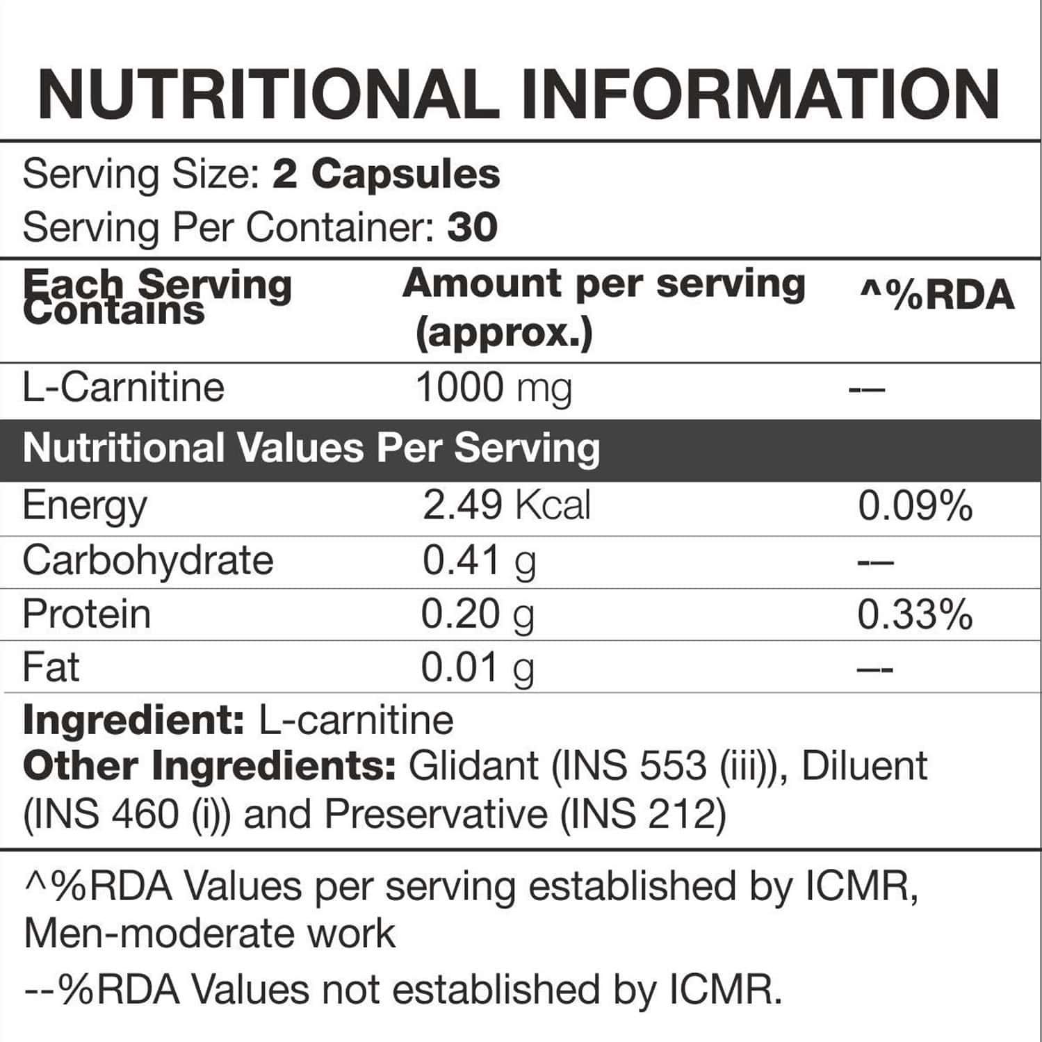 Buy IN2 L-CARNITINE 1000MG, 60 VEG CAPSULES,ATHLETIC PERFORMANCE ...