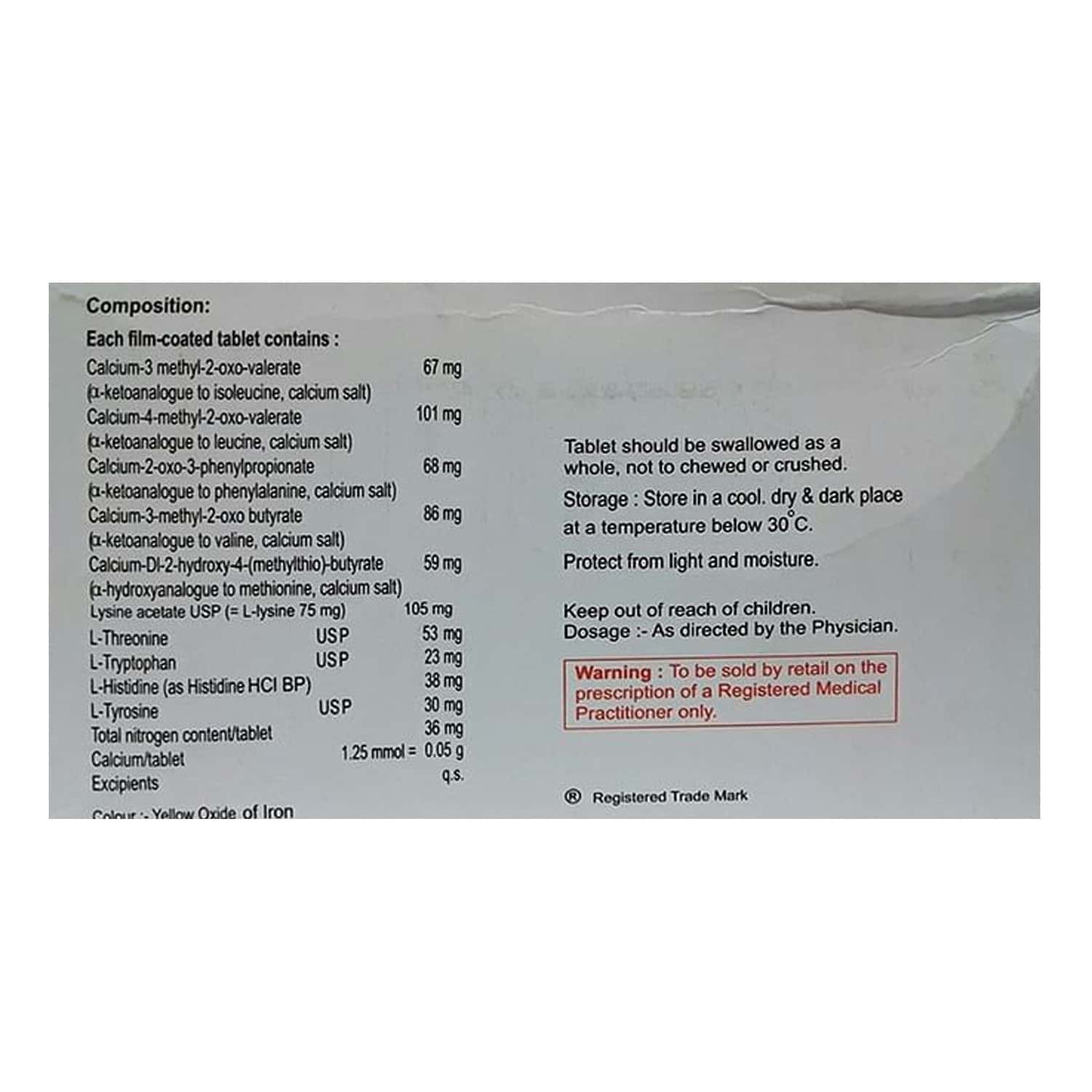 Buy RENALOG TABLET 10 Online & Get Upto 60% OFF at PharmEasy