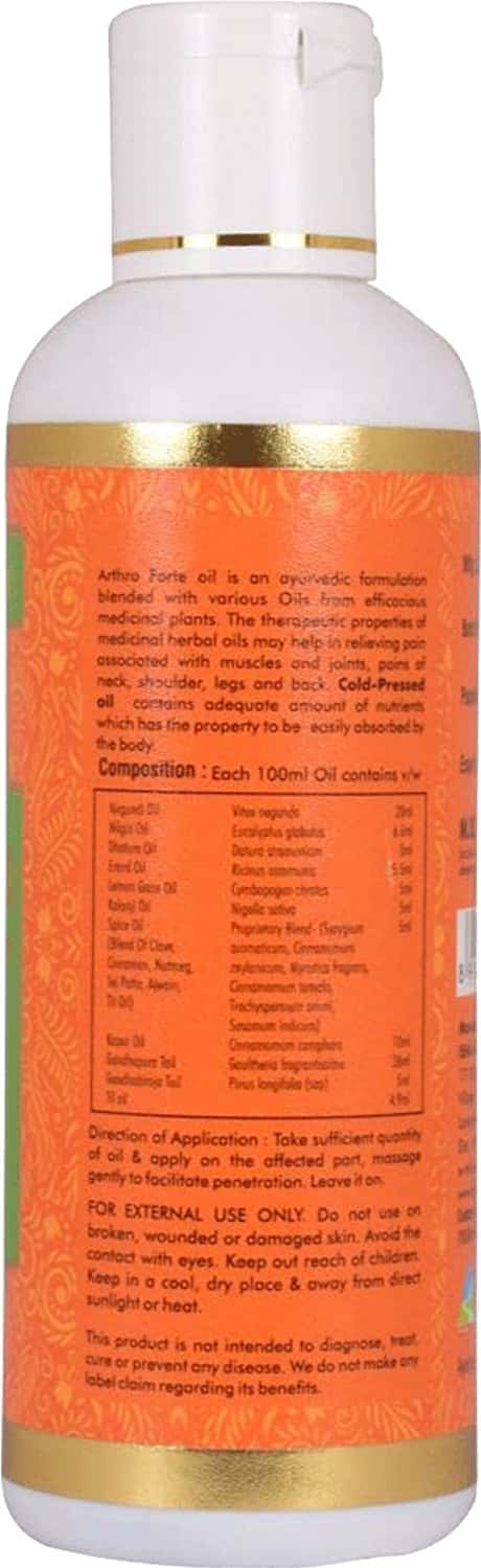Buy HERBAL HILLS ARTHRO FORTE JOINT CARE BONE HEALTH OIL 100ML ...