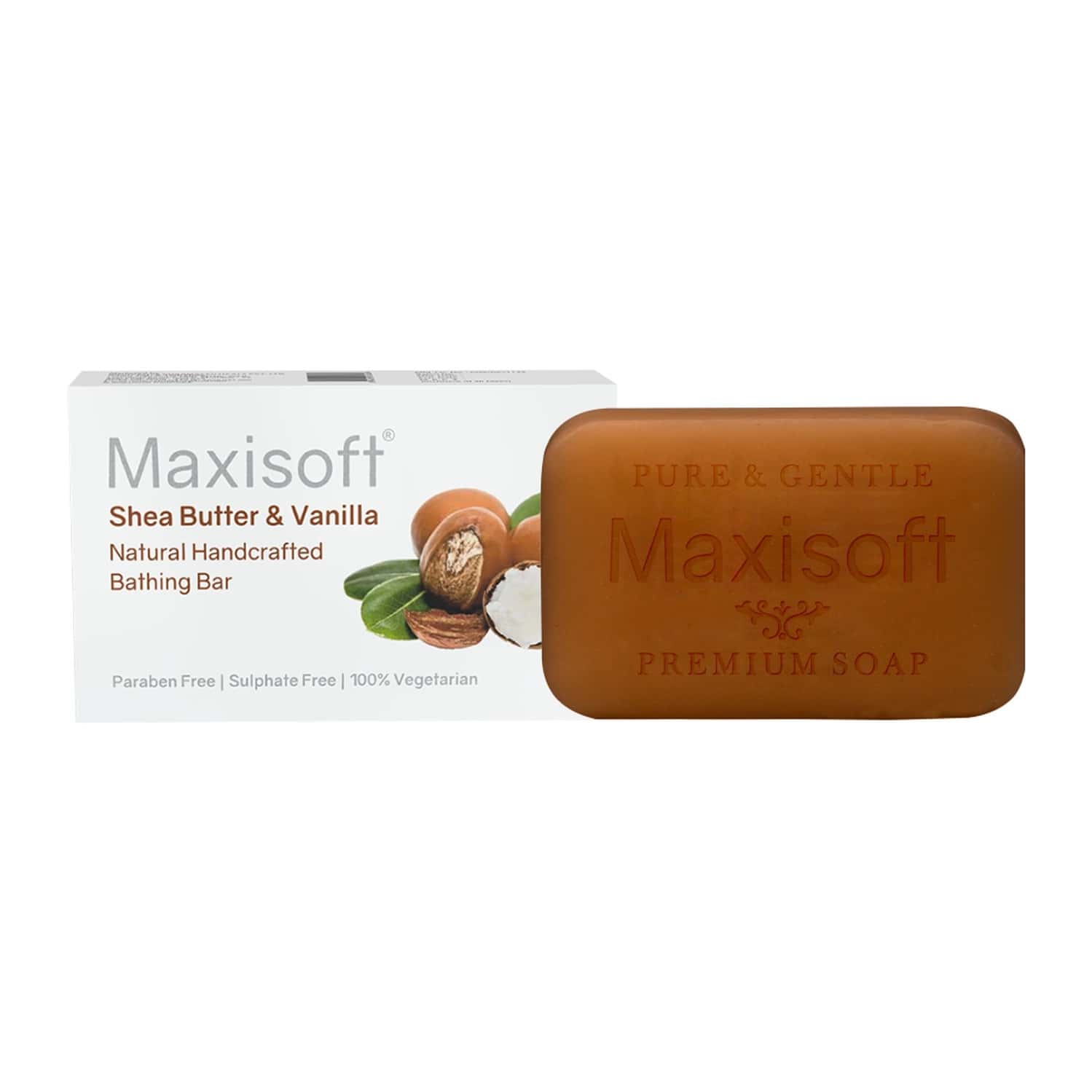 Buy MAXISOFT SHEA BUTTER & VANILLA BATHING BAR (75 GM - PACK OF 6 ...