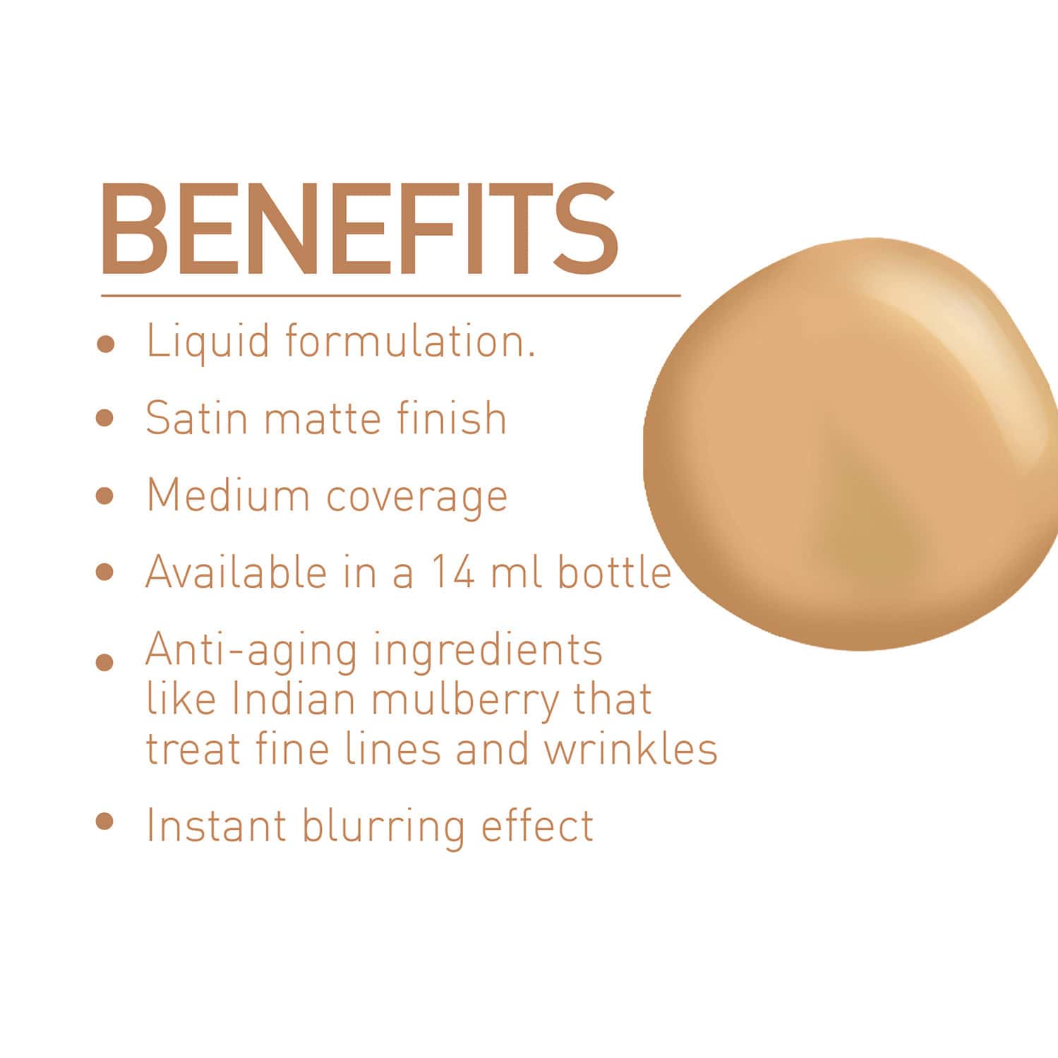 Buy MYGLAMM TREAT LOVE CARE AGE DEFYING FOUNDATION-ETERNITY Online ...