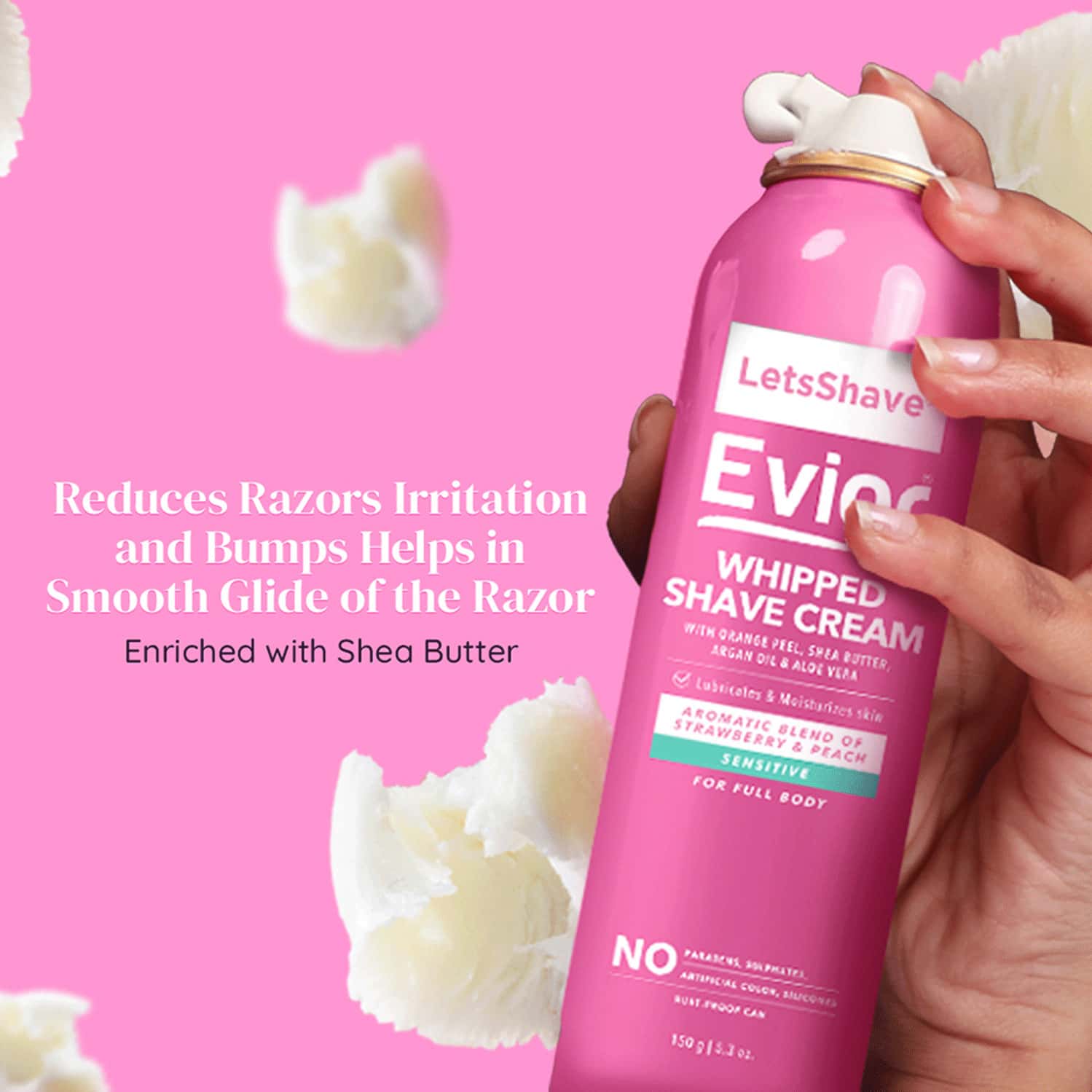 Buy LETSSHAVE WOMEN WHIPPED SHAVE CREAM - 150 G Online & Get Upto 60% ...