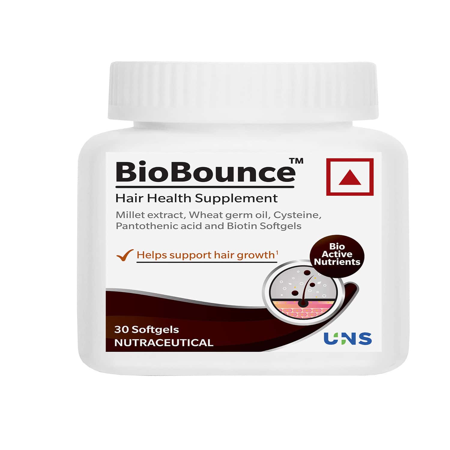 Buy BIOBOUNCE BOTTLE OF 30- HAIR HEALTH SUPPLEMENT WITH BIOACTIVE ...