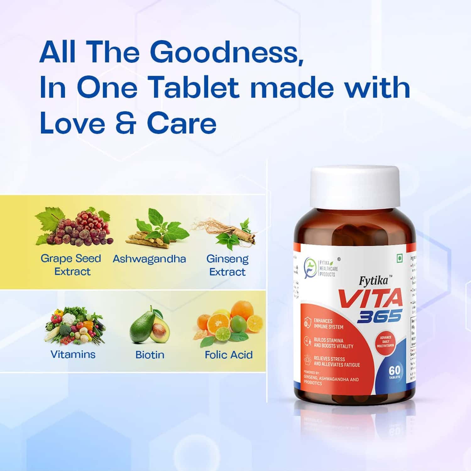 Buy FYTIKA VITA 365|60 TABLETS Online & Get Upto 60% OFF at PharmEasy