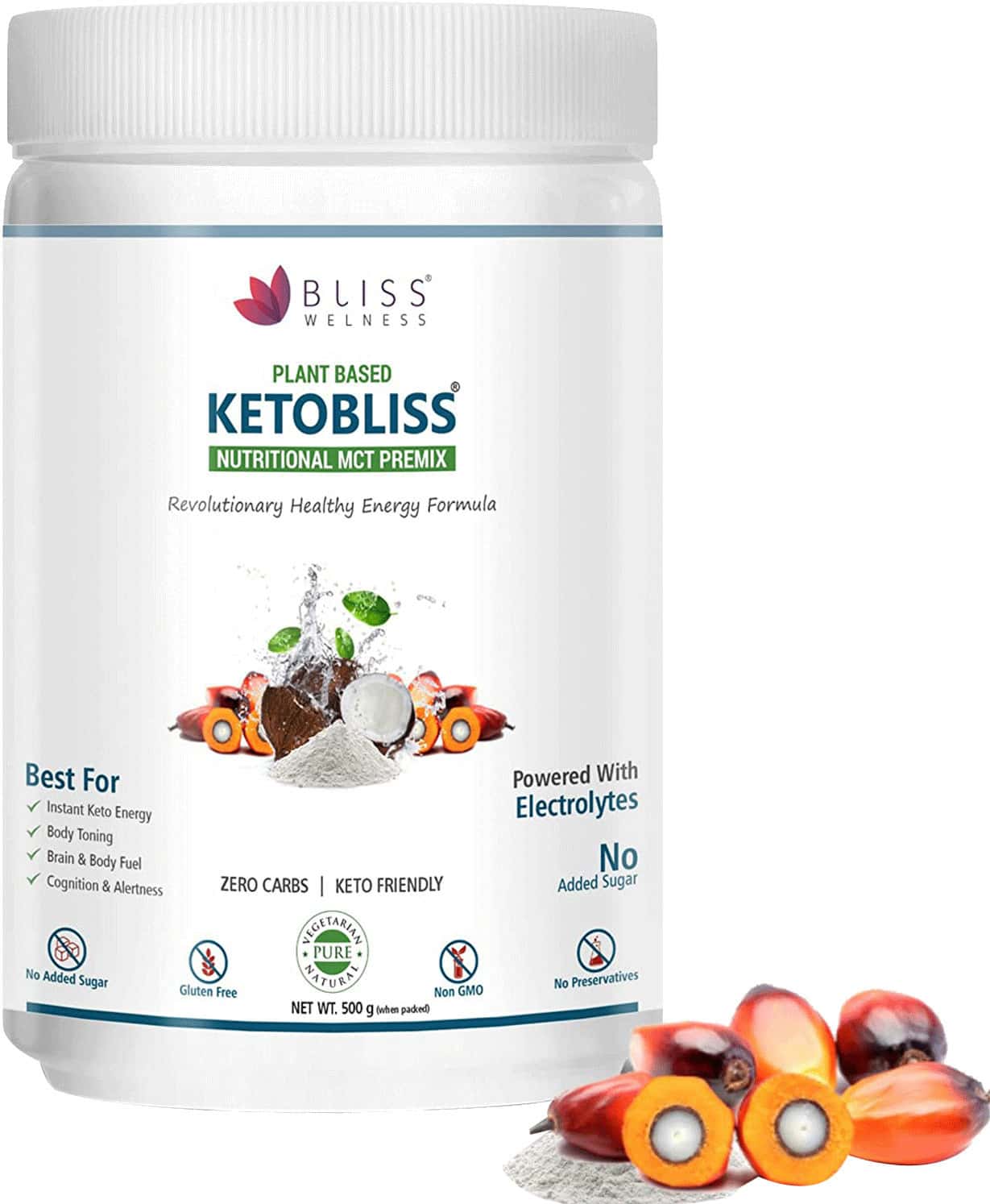 Buy BLISS WELNESS KETO MCT OIL POWDER |ZERO CARB WEIGHT MANAGEMENT VEG ...