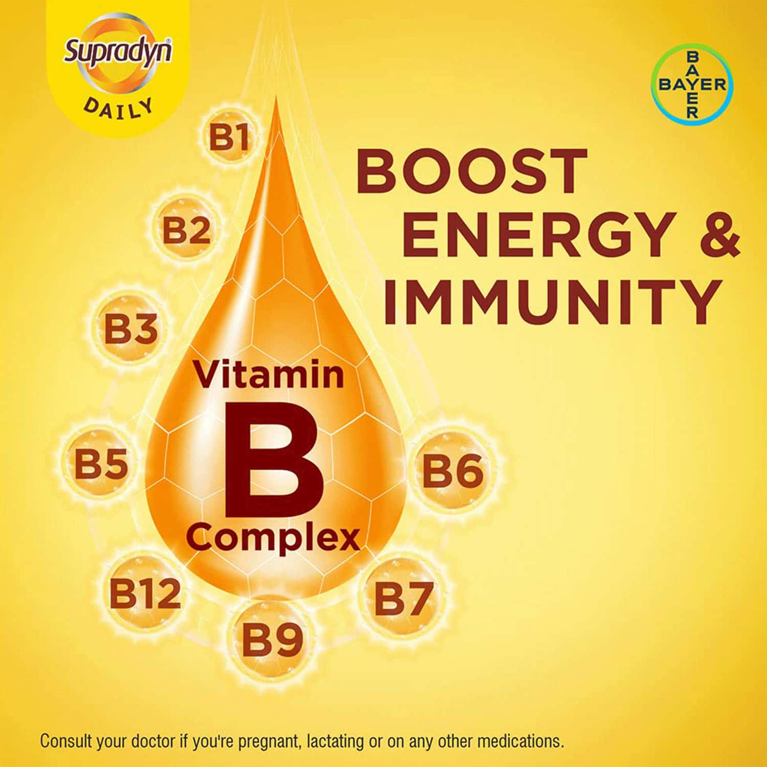 Buy SUPRADYN DAILY MULTIVITAMIN TABLET WITH ESSENTIAL ZINC, VITAMINS ...