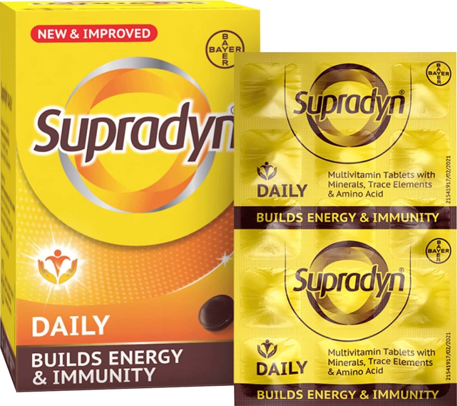 Buy SUPRADYN DAILY MULTIVITAMIN TABLETS 15S Online & Get Upto 60% OFF ...