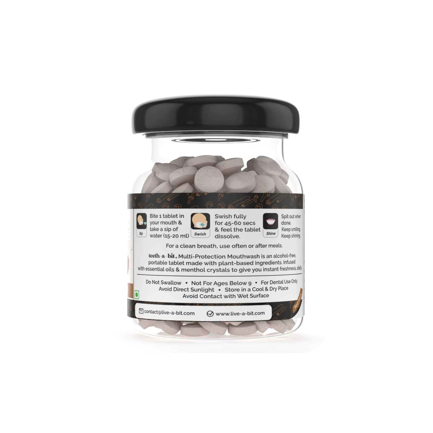 Buy TEETH-A-BIT MULTIPROTECTION CLOVE CINNAMON MINT MOUTHWASH BITS (60 ...