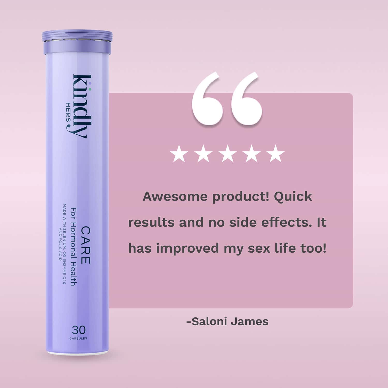 Buy CARE BY KINDLY HERS - REGULATES HORMONAL IMBALANCE IN WOMEN KEEPS ...