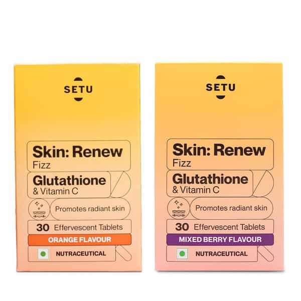 Buy SETU SKIN RENEW - 30 EFFERVESCENT TABLETS MIXED BERRY & ORANGE ...