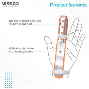 Buy VISSCO FINGER SPLINT LONG |HELPS TO SUPPORT THE FINGER AFTER ...